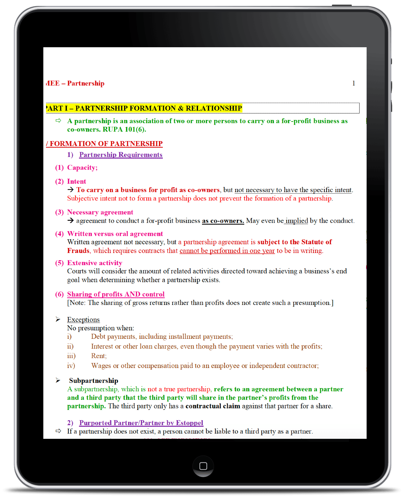 Free Sample Civil Procedure Outline - The International Lawyer