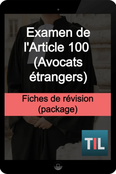 Fiches de révisions pour l’examen de l’Article 100 - The International ...